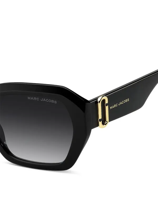 Marc Jacobs Square Geometric Sunglasses, 55mm