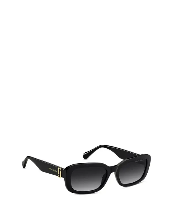Marc Jacobs Rectangular Sunglasses, 55mm - Black