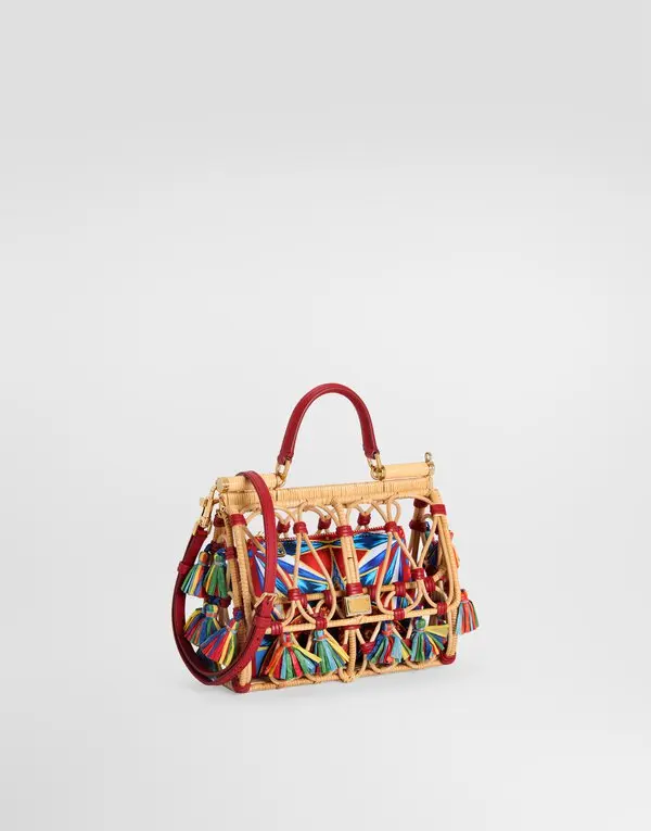 Dolce & Gabbana Sicily Handbag With Embroidery