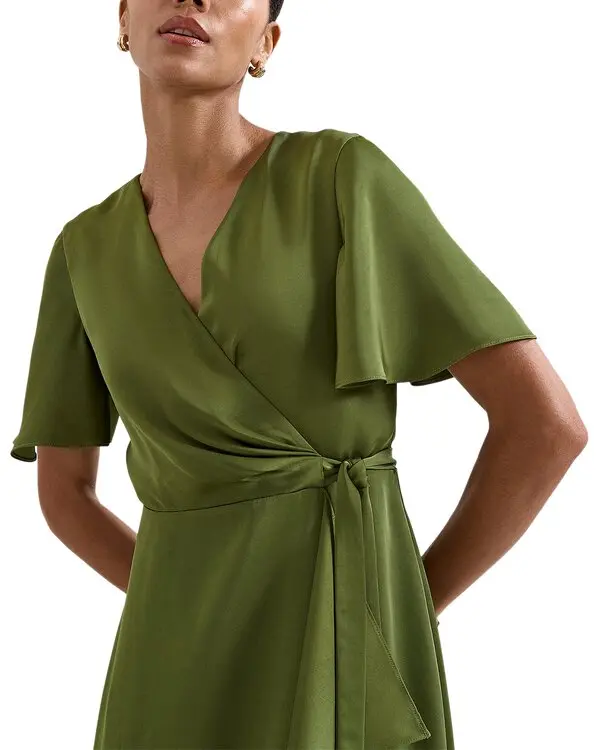 PHASE EIGHT Julissa Satin Wrap Dress