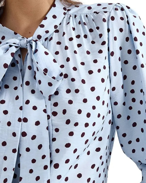 PHASE EIGHT Coco Tie Neck Blouse