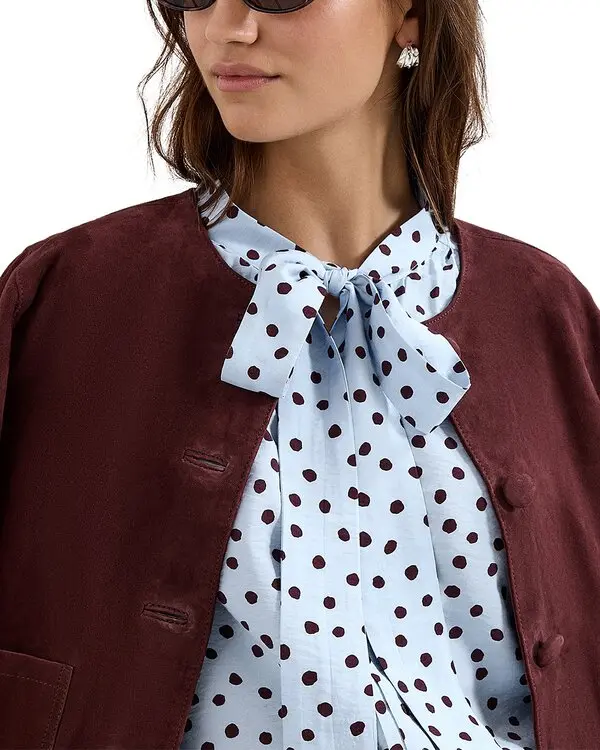 PHASE EIGHT Coco Tie Neck Blouse