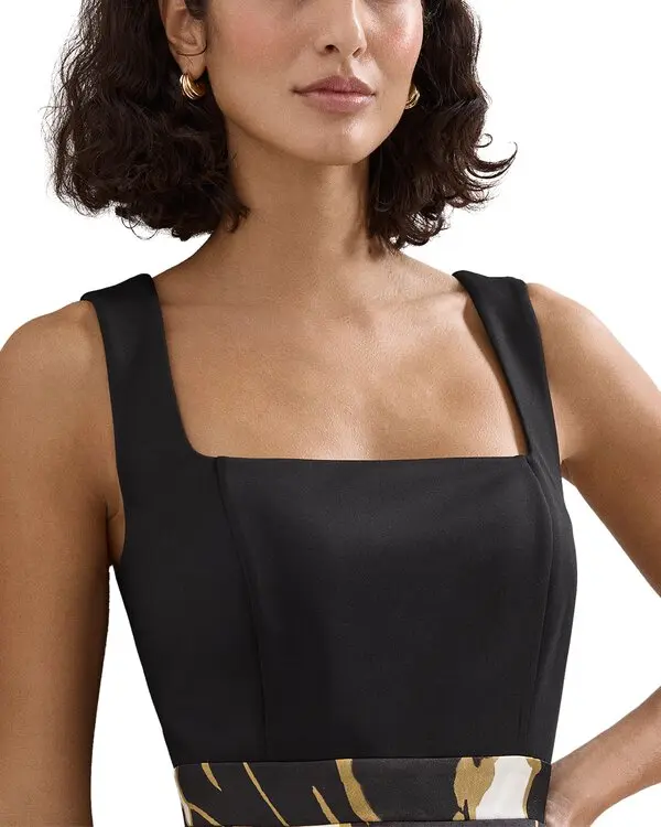 PHASE EIGHT Delie Square Neck Maxi Dress