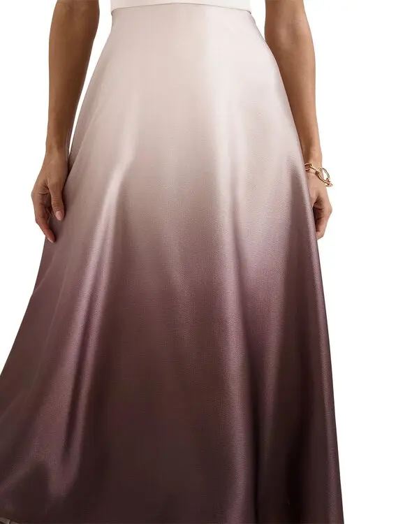PHASE EIGHT Petites Cheryl Cowl Neck Ombre Midi Dress