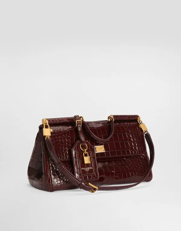 Dolce & Gabbana Medium My Sicily Bag In Alligator