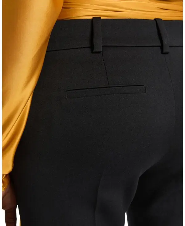 Balmain Low-waisted Wool Satin Trousers
