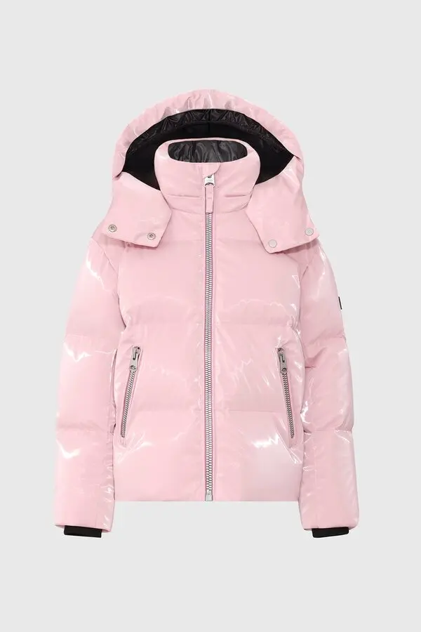 Mackage Jesse-tglo Glossy Parka - Soft Pink