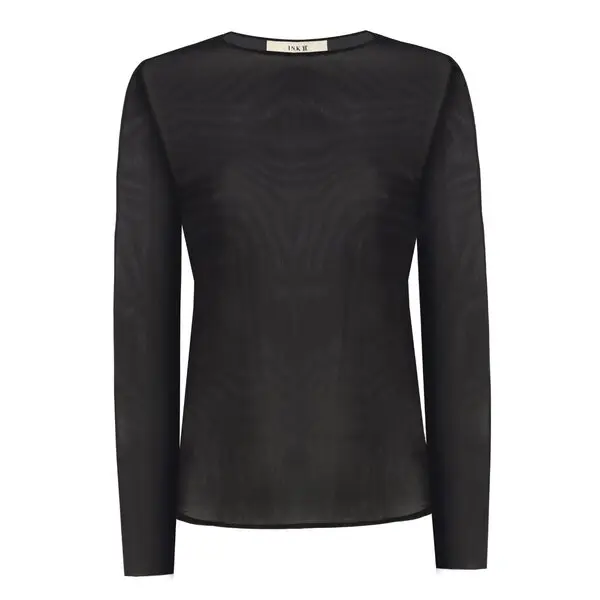 IN.K II Transparent Long-sleeve Top