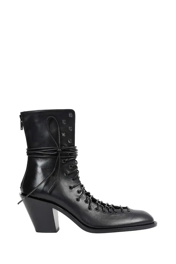 ANN DEMEULEMEESTER Noelia Ankle Boots - Black