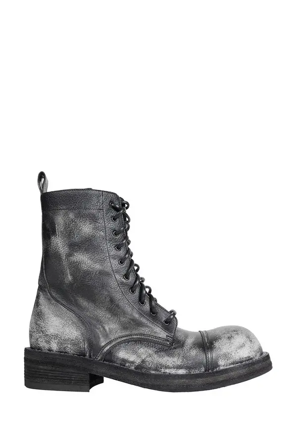 ANN DEMEULEMEESTER Aric Engineer Biker Ankle Boots