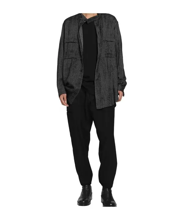 Yohji Yamamoto Ribbed Casual Trousers