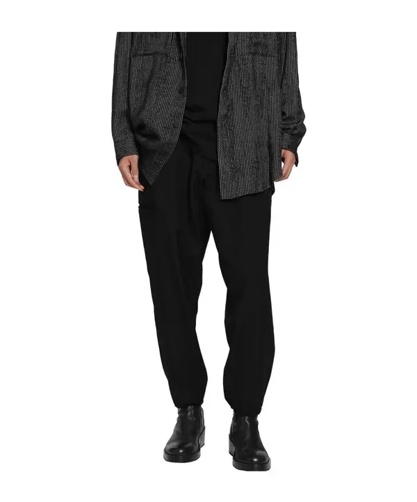 Yohji Yamamoto Ribbed Casual Trousers