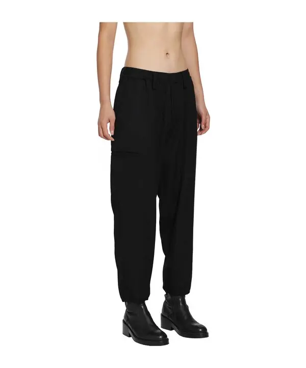 Yohji Yamamoto Ribbed Casual Trousers