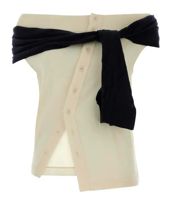 J.W.ANDERSON Jw Anderson Asymmetric Off-shoulder Top