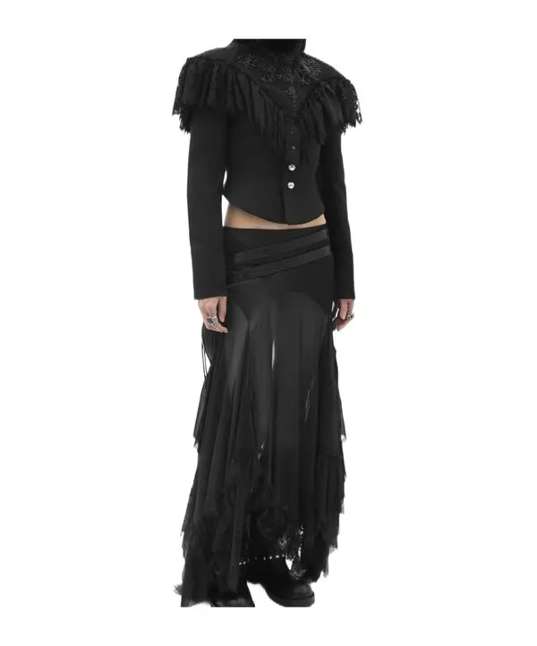 ANN DEMEULEMEESTER Polina Fitted Marsina Jacket