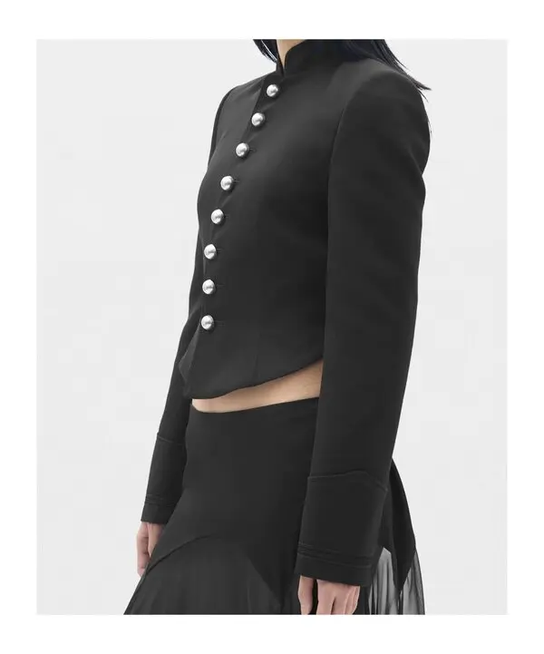 ANN DEMEULEMEESTER Polina Fitted Marsina Jacket