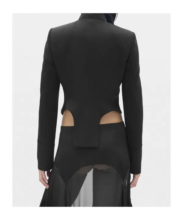 ANN DEMEULEMEESTER Polina Fitted Marsina Jacket