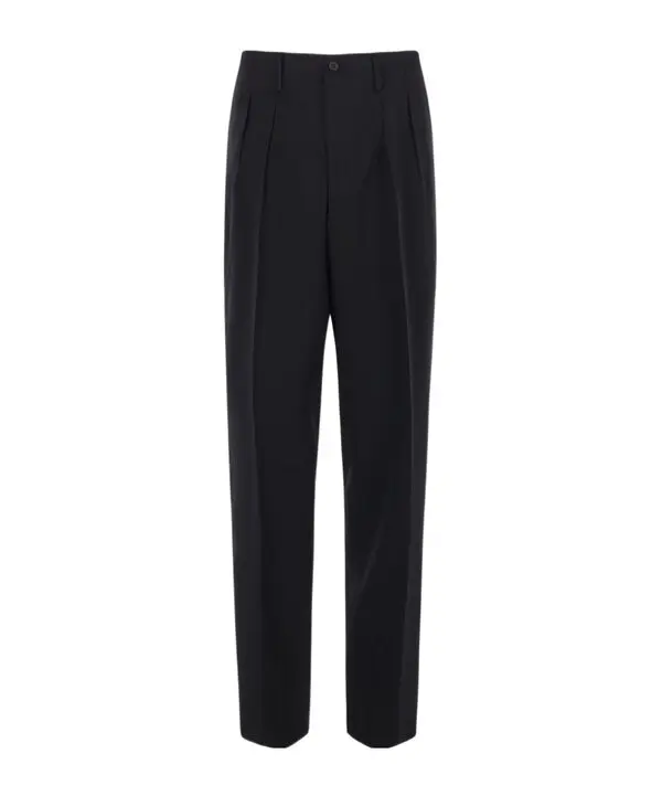 Yohji Yamamoto Double-pleated Casual Trousers