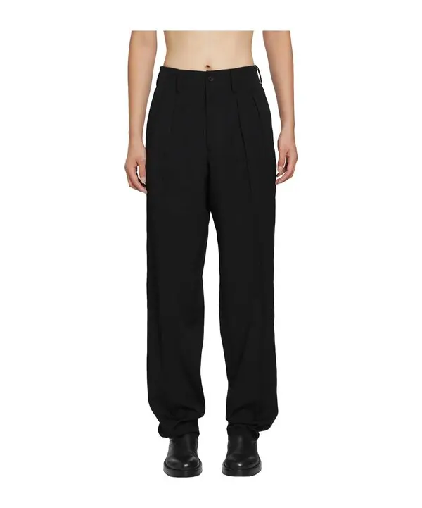 Yohji Yamamoto Double-pleated Casual Trousers