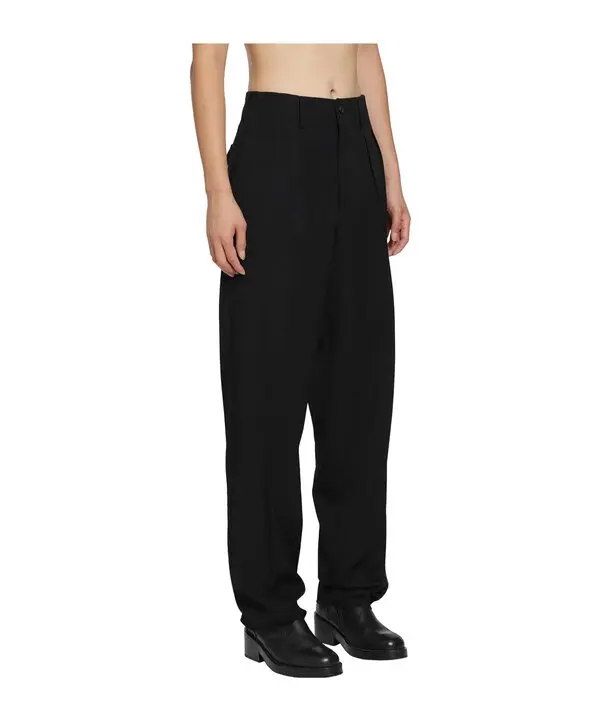 Yohji Yamamoto Double-pleated Casual Trousers