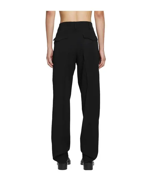 Yohji Yamamoto Double-pleated Casual Trousers