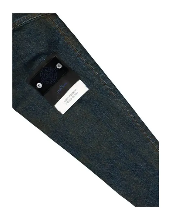 Stone Island Logo Patch Denim Jacket - No