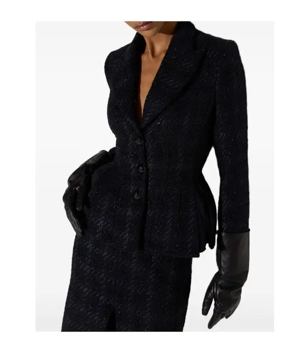 Elisabetta Franchi Long-sleeve Tweed Blazer