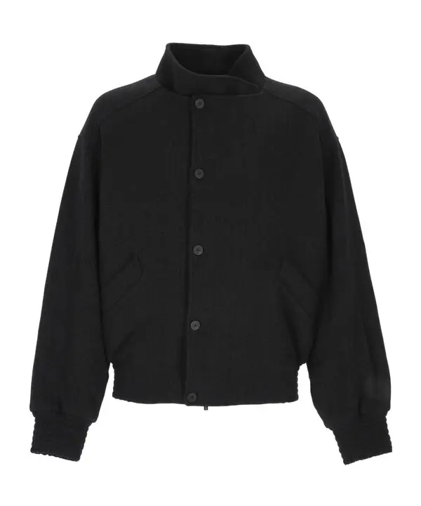 Jacquemus Funnel-neck Elasticated-trim Jacket