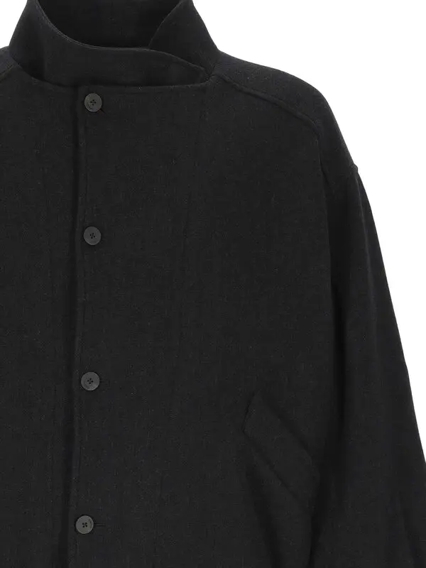 Jacquemus Funnel-neck Elasticated-trim Jacket