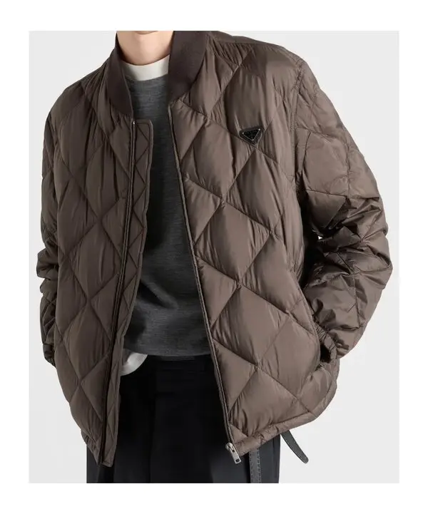 Prada Short Quilted Down Jacket