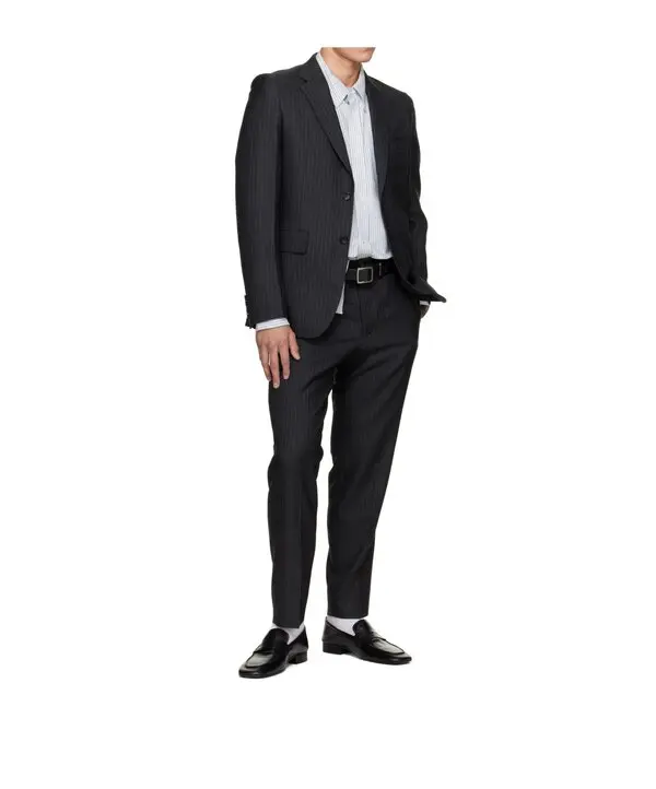 Comme Des Garçons Pinstriped Trousers