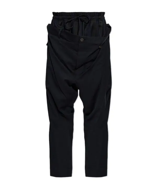 VIVIENNE WESTWOOD Elastic Drawstring Cargo Pants - Grey