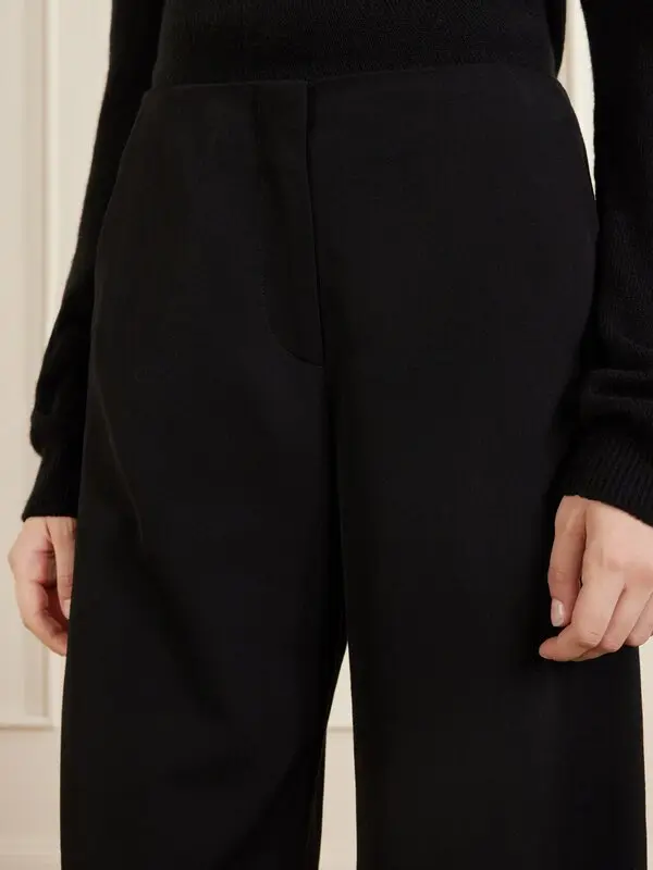 THE ROW Wide-leg Pants - Black