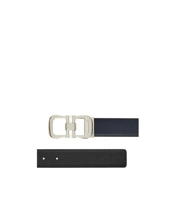 FERRAGAMO Reversible And Adjustable Gancini Belt