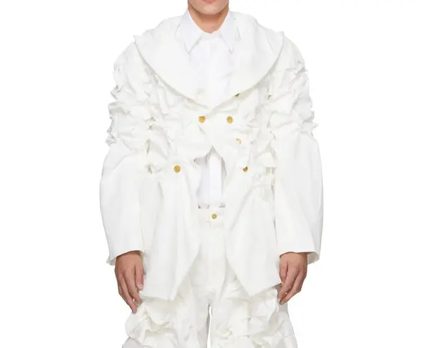 Comme Des Garçons Ruffled Jacket