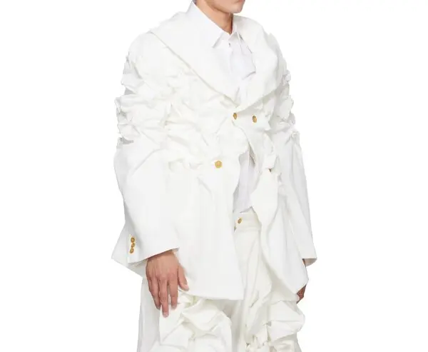 Comme Des Garçons Ruffled Jacket