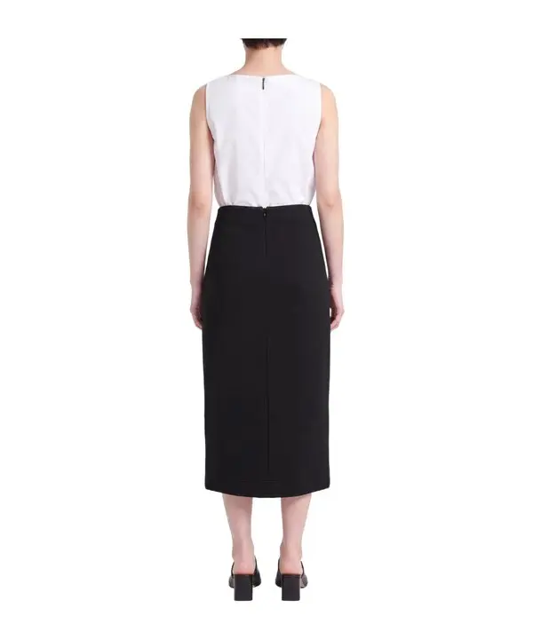 Max Mara Solid-colored Umbrella Skirt