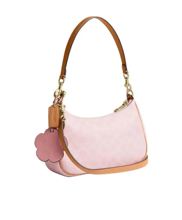 COACH Teri Zipper Shoulder Bag - Pink