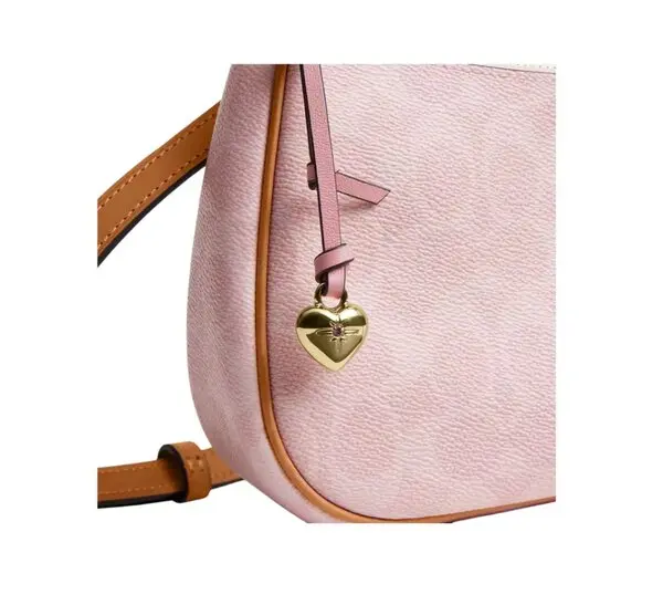 COACH Teri Zipper Shoulder Bag - Pink