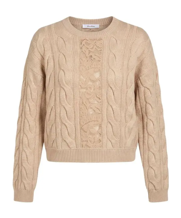 Max Mara Solid-color Sweater - Beige