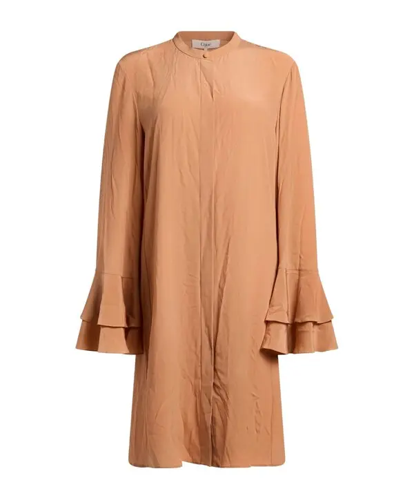 Chloé Simple Long-sleeved Dress