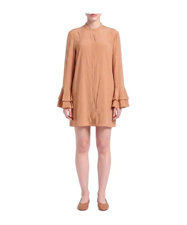 Chloé Simple Long-sleeved Dress