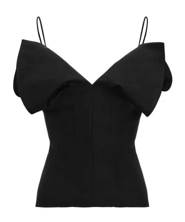 Magda Butrym V-neck Corset Top