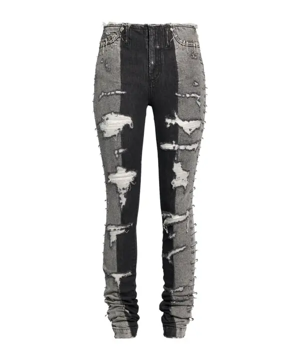 Dolce & Gabbana Two-color Stretch Jeans - Gray