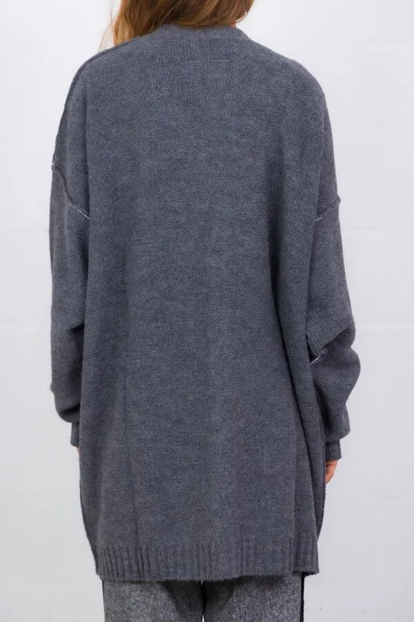 MAISON MARGIELA Button-fastening Oversized Knitted Cardigan
