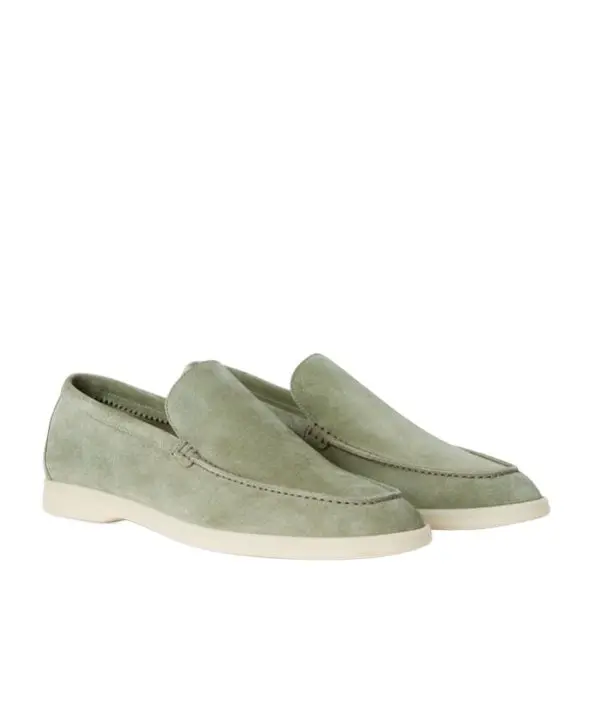 Loro Piana Summer Walk Loafer Shoes - Tea Pink