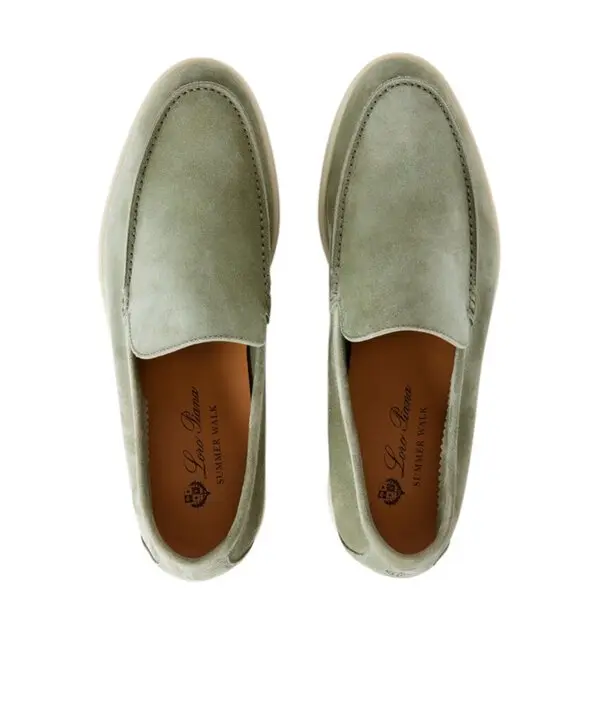 Loro Piana Summer Walk Loafer Shoes - Tea Pink