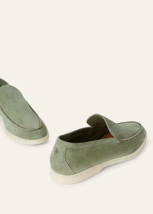 Loro Piana Summer Walk Loafer Shoes - Tea Pink