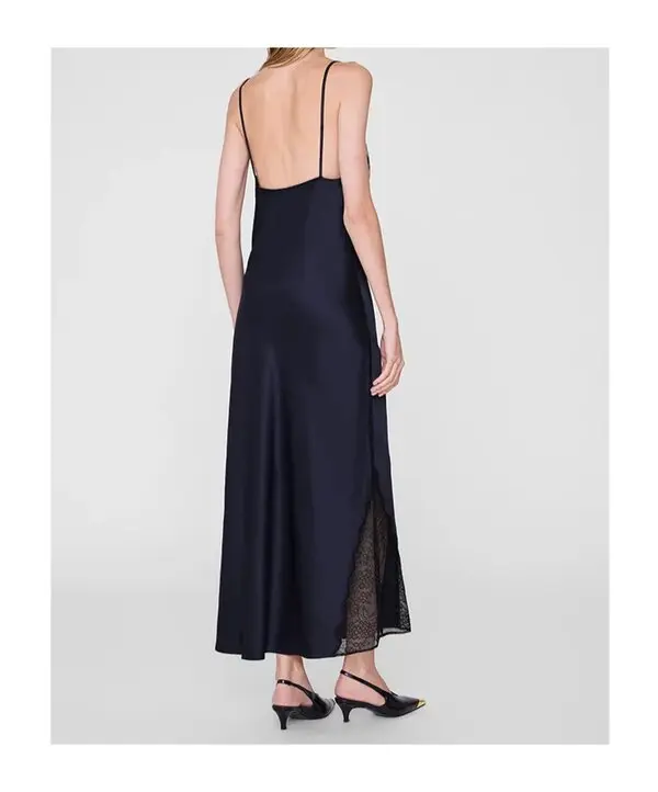 ANINE BING Cami Dress - Navy Blue