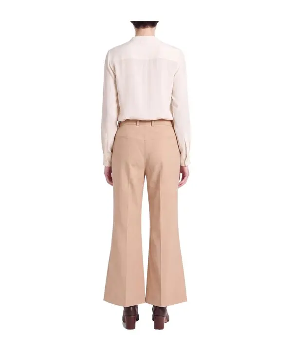 Chloé Relaxed-fit Wool Trousers